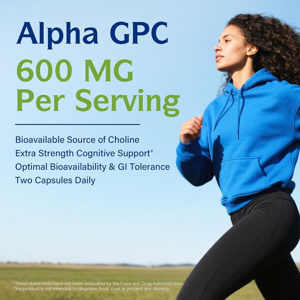 600 mg Alpha GPC for cognitive support