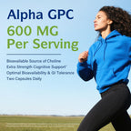 600 mg Alpha GPC for cognitive support