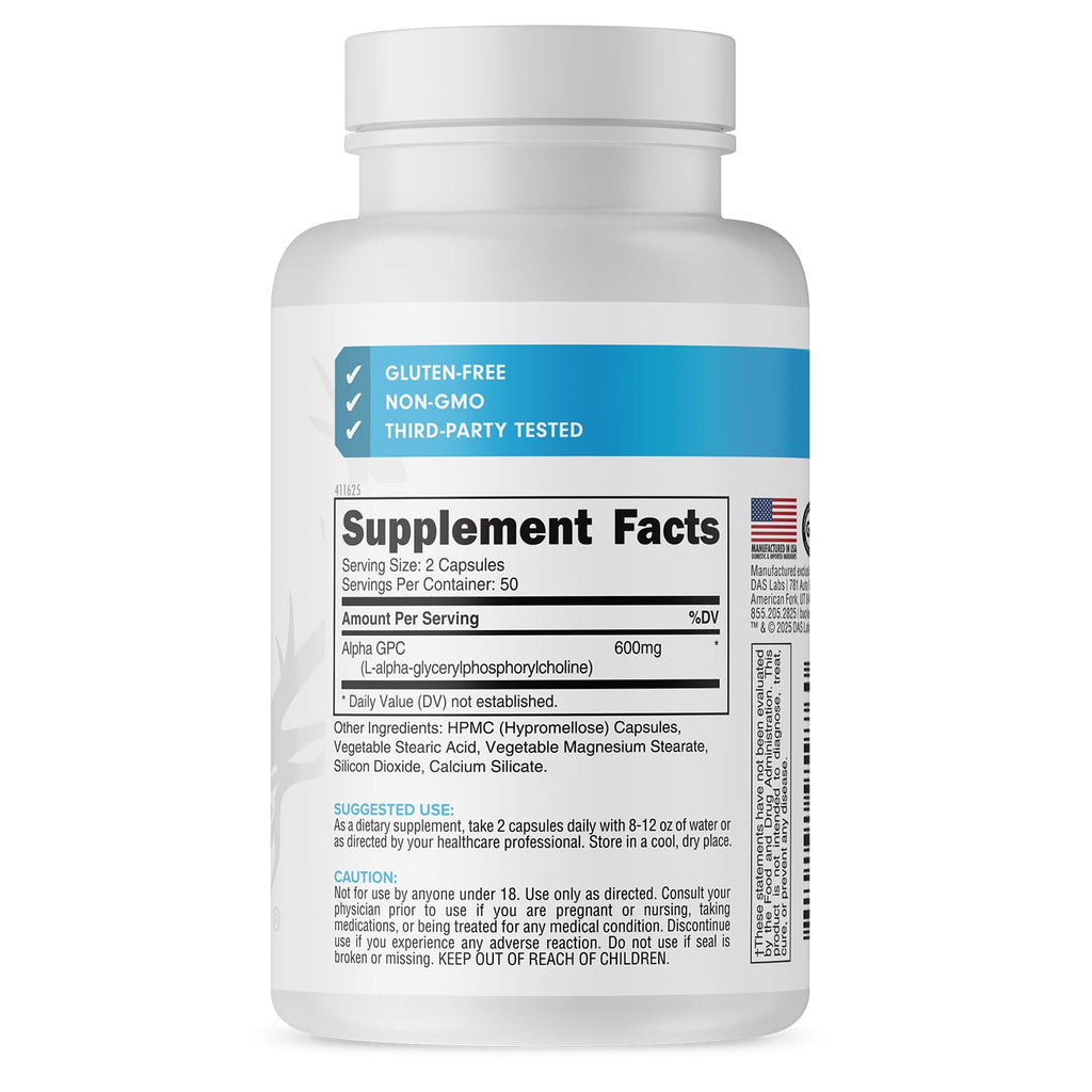 600 mg Alpha GPC supplement