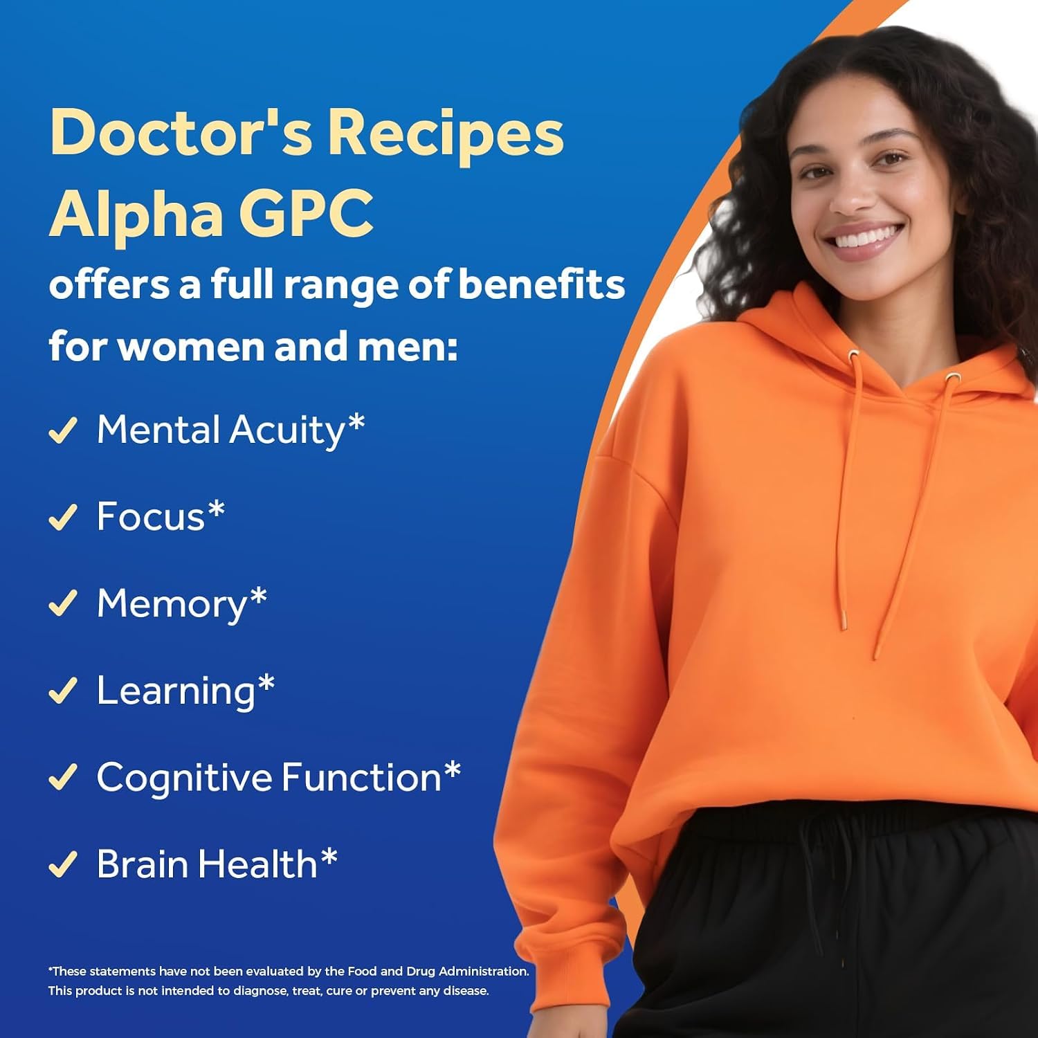 600 mg Alpha GPC veggie capsules