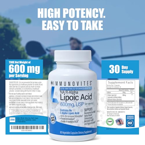 600 mg alpha lipoic acid dosage