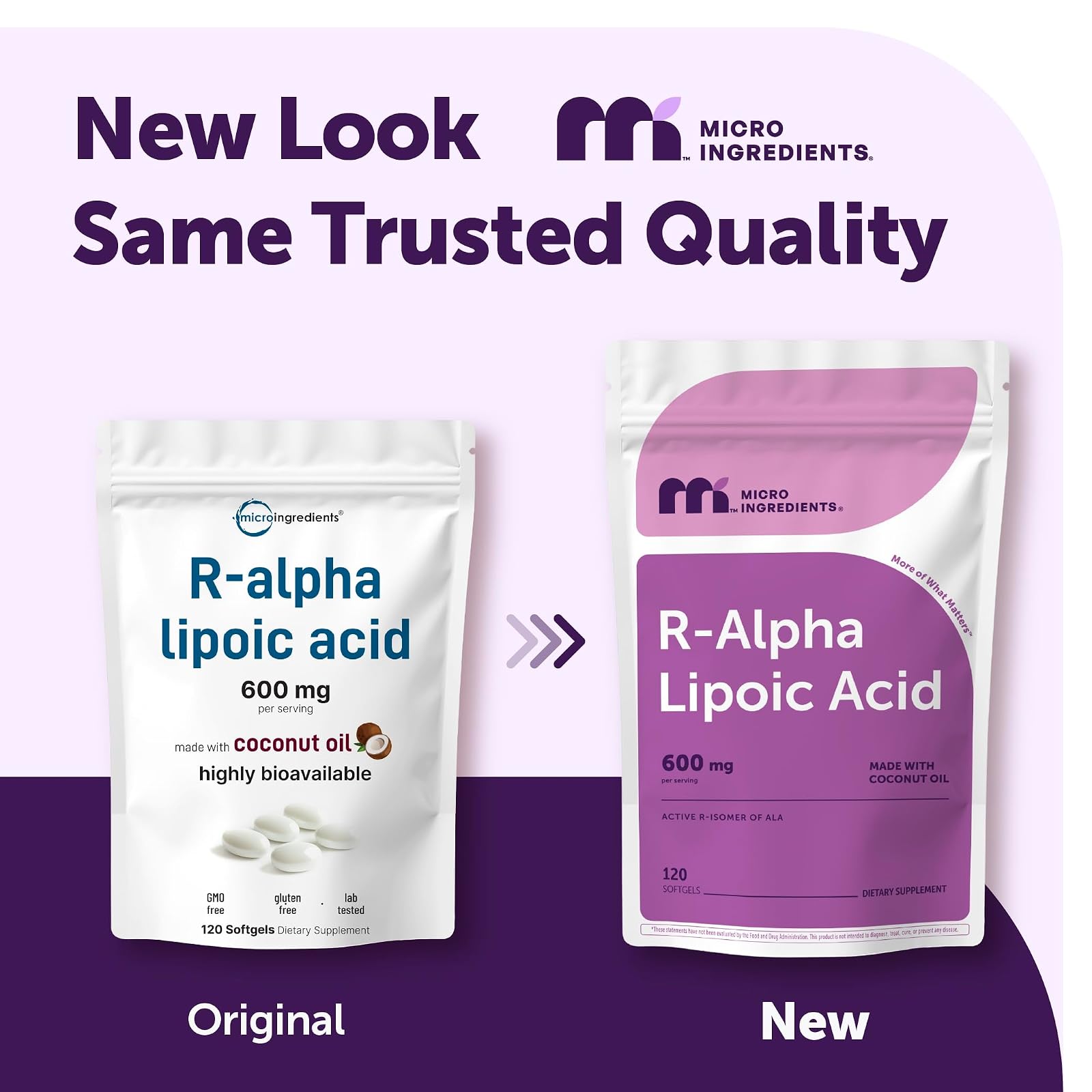 600 mg Alpha Lipoic Acid softgels