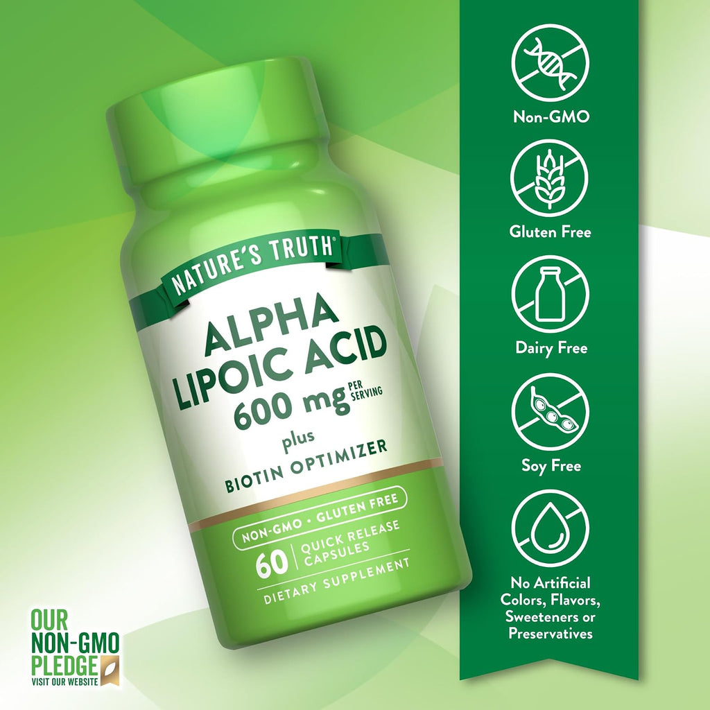 600 mg alpha lipoic acid supplement