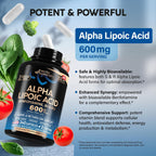 600 mg alpha lipoic acid supplement