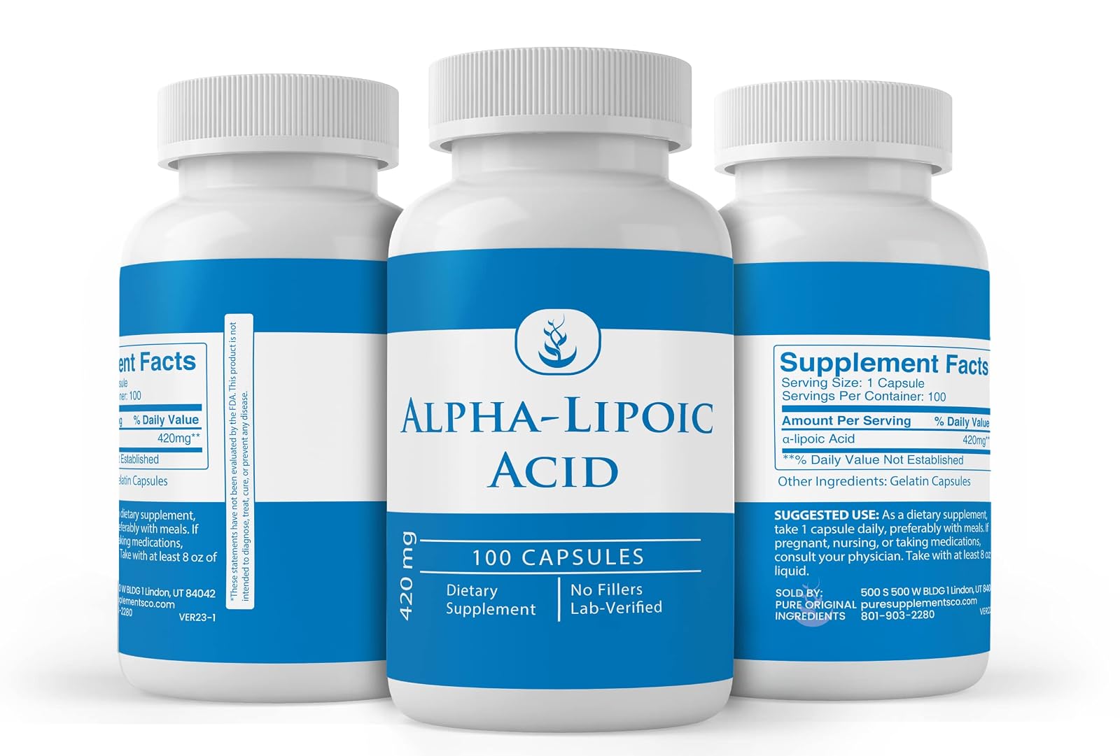 600 mg alpha lipoic acid supplement