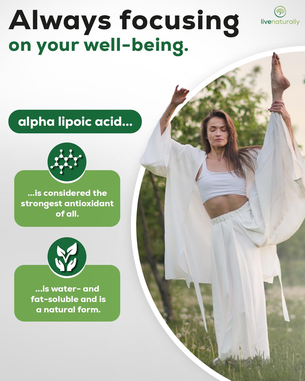 600 mg alpha lipoic acid supplement