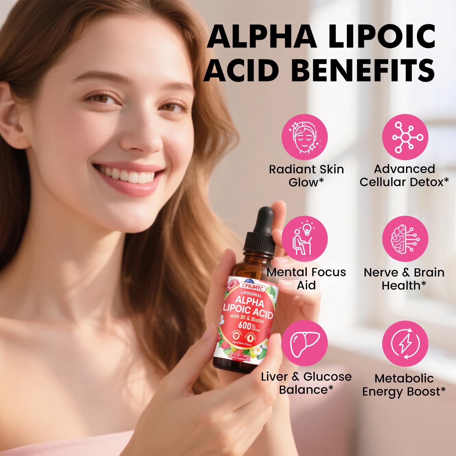600 mg alpha lipoic acid supplement