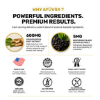 600 mg Ashwagandha for enhanced wellness