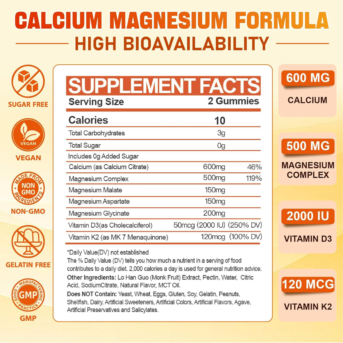 600 mg calcium citrate gummies for bones