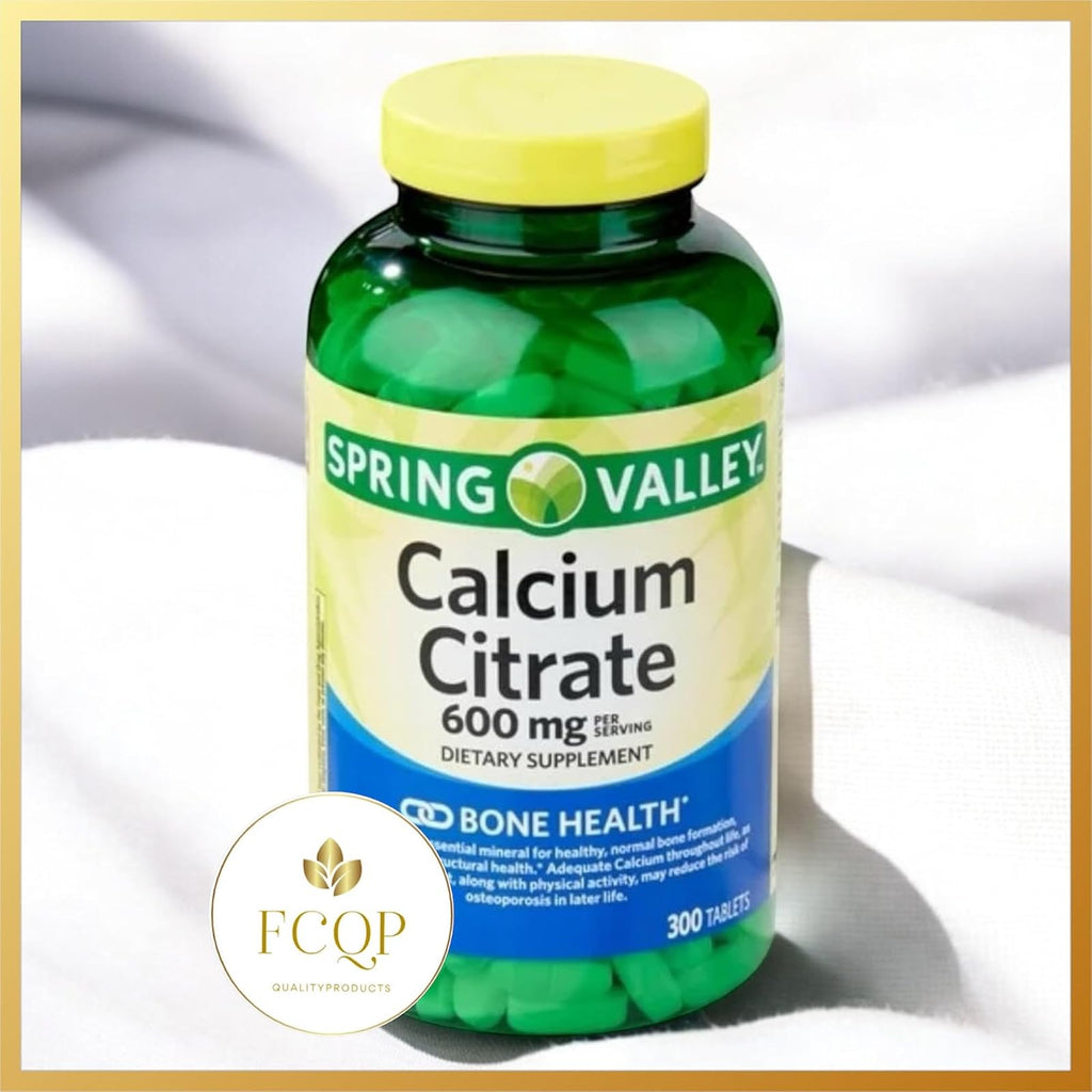 600 mg Calcium Citrate tablets