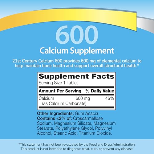 600 mg calcium for strong bones