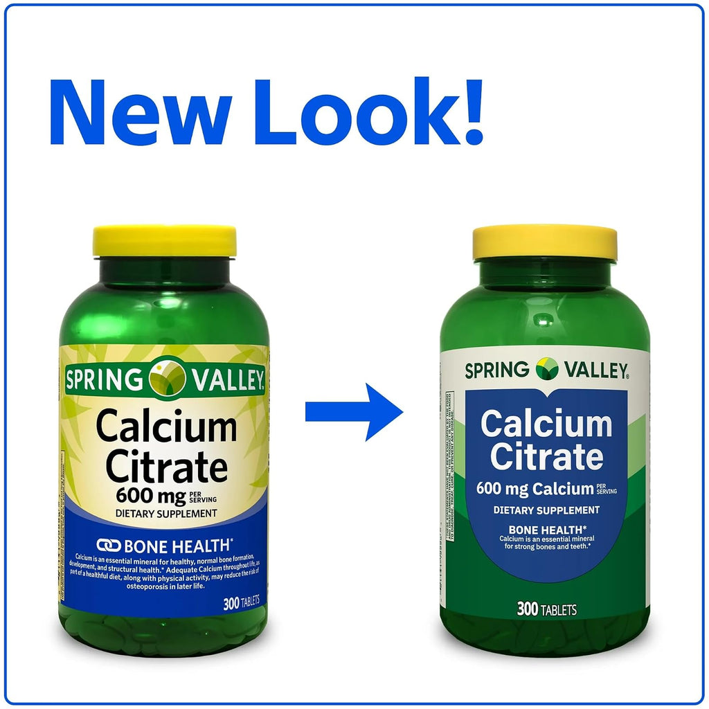 600 mg calcium supplement for bones