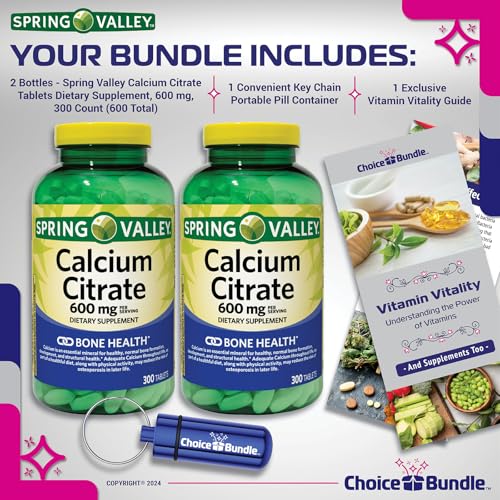 600 mg calcium tablets for strong bones