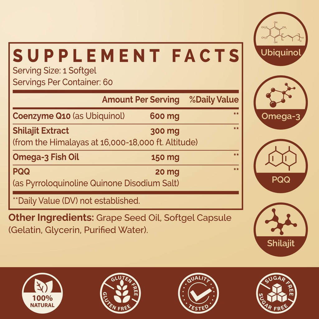 600 mg coq10 for energy support