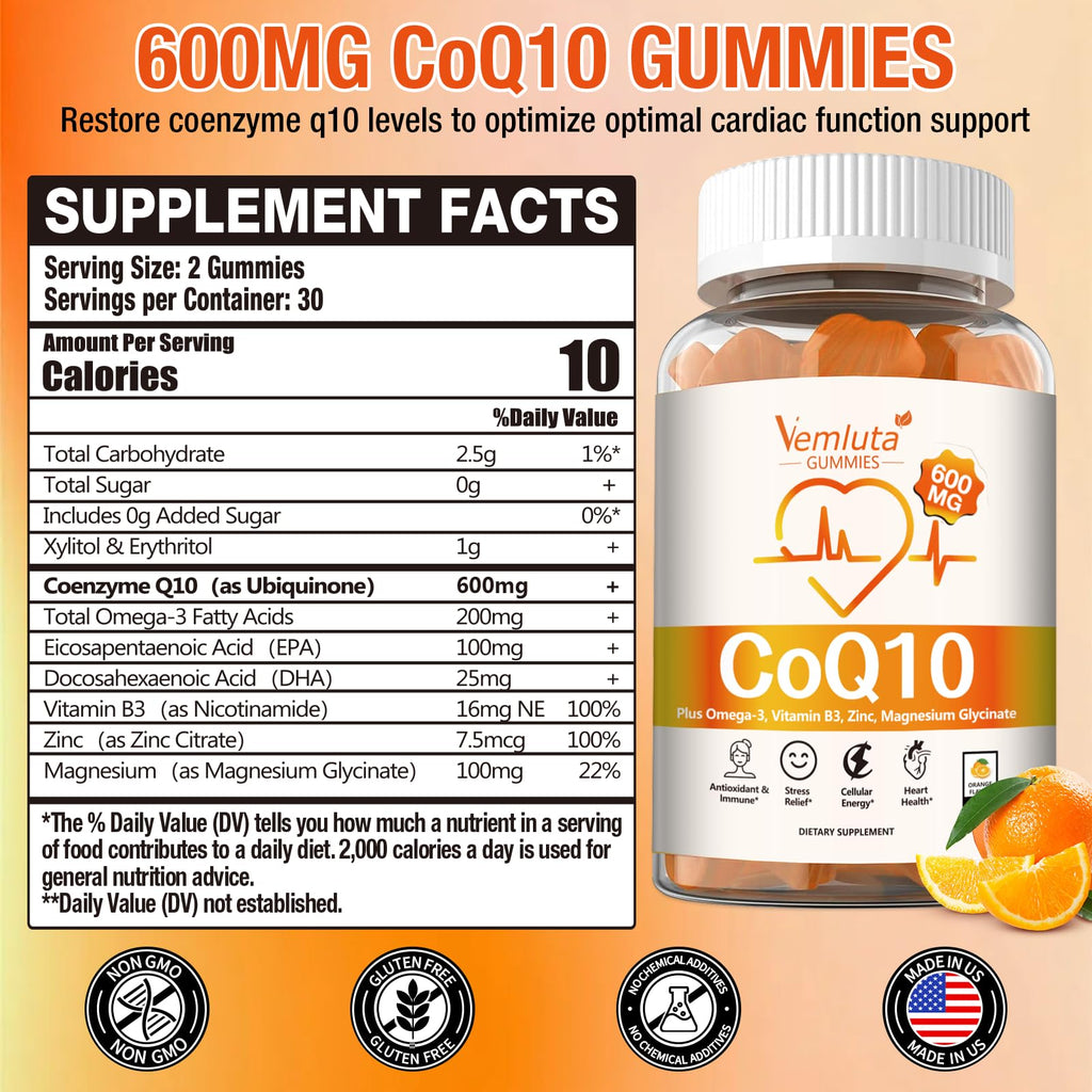 600 mg coq10 ubiquinol supplement