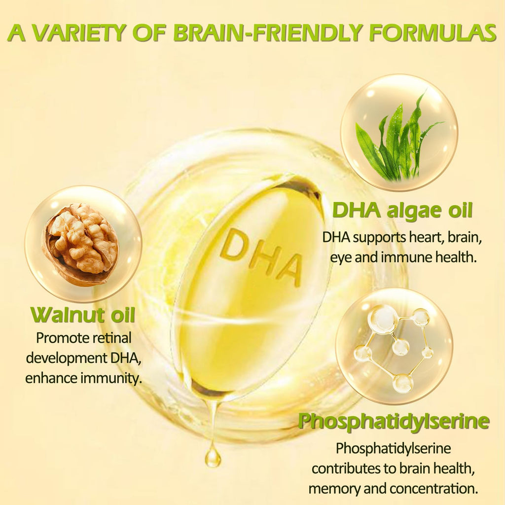600 mg DHA for brain support
