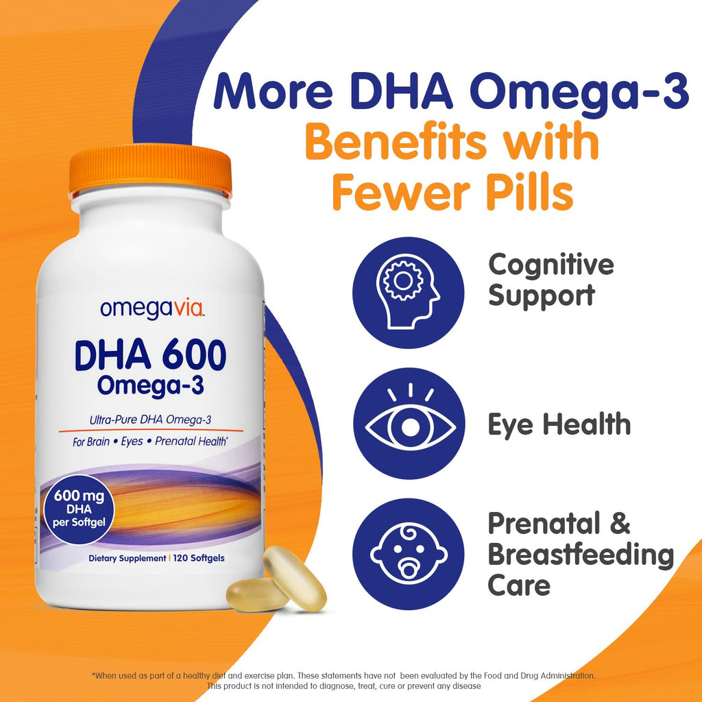 600 mg DHA for heart support