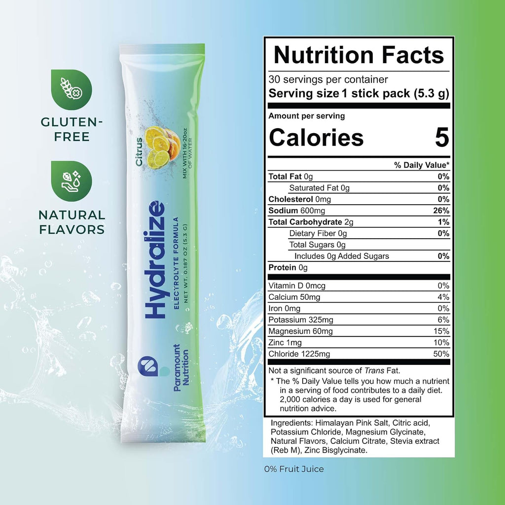 600 mg electrolyte powder for hydration