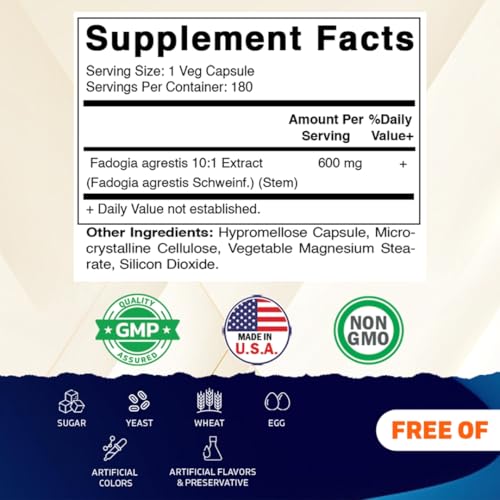 600 mg Fadogia Agrestis extract benefits