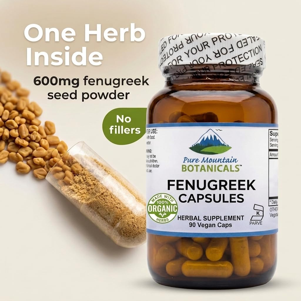 600 mg fenugreek for daily wellness