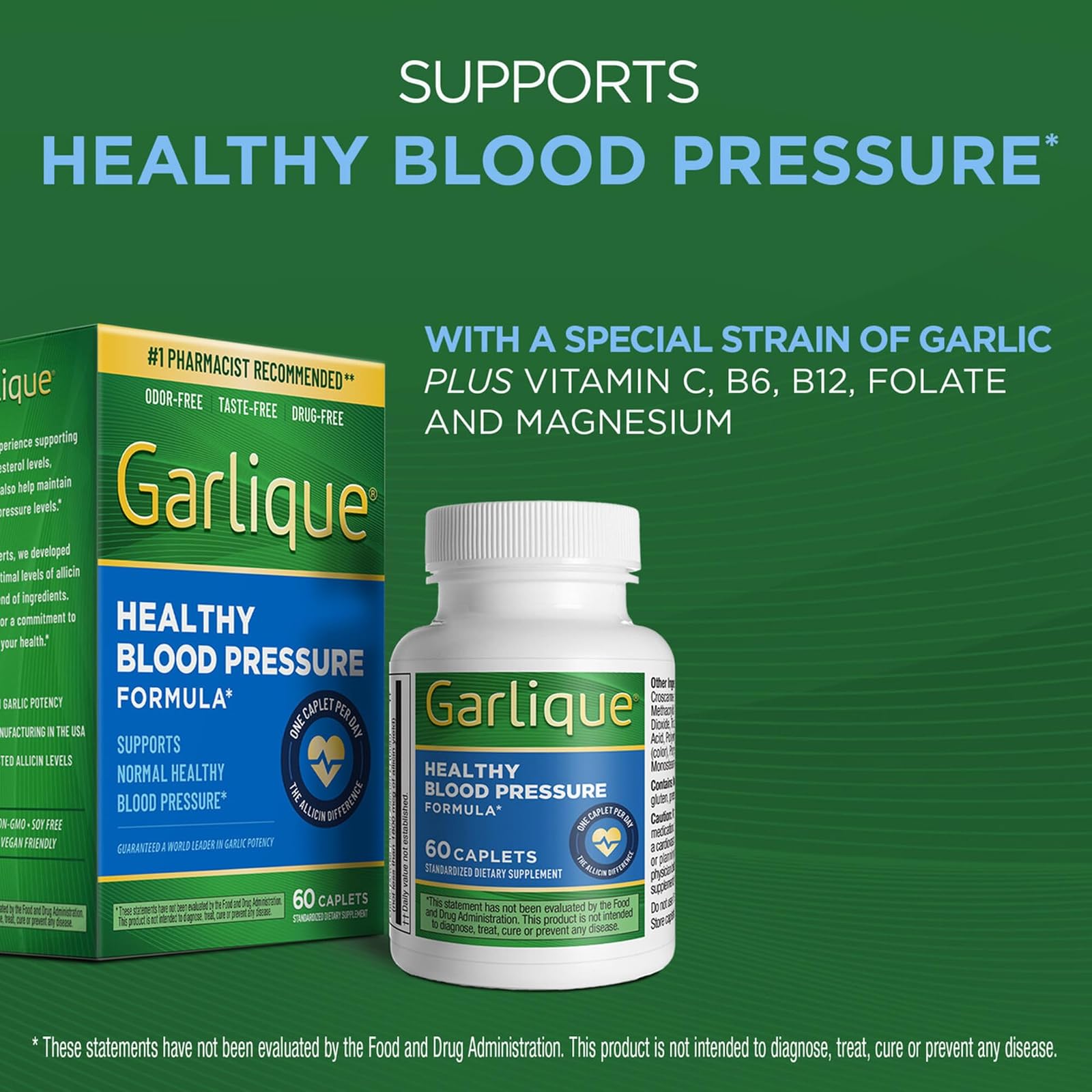 600 mg garlic extract caplets