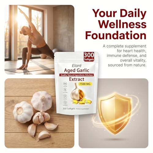 600 mg garlic extract softgels