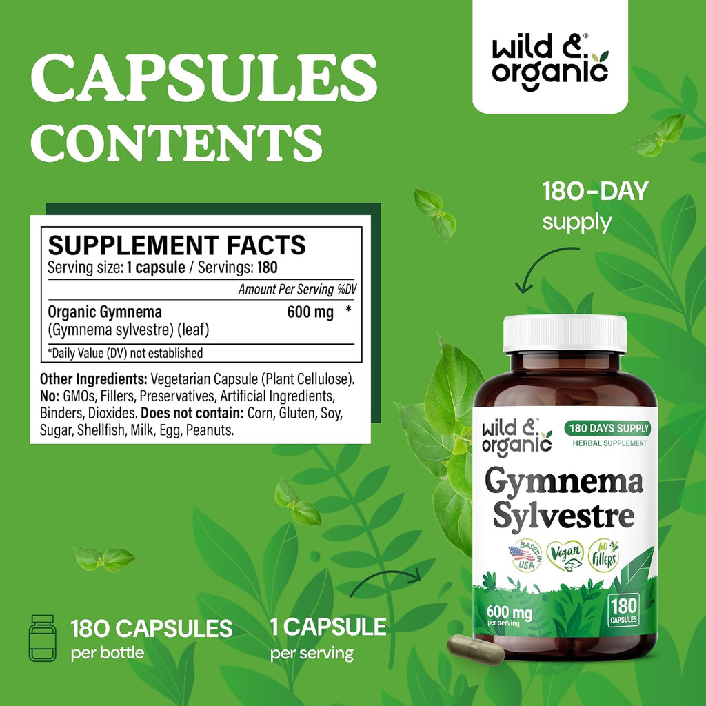 600 mg Gymnema Sylvestre health benefits