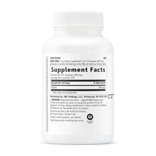 600 mg Inositol for daily wellness
