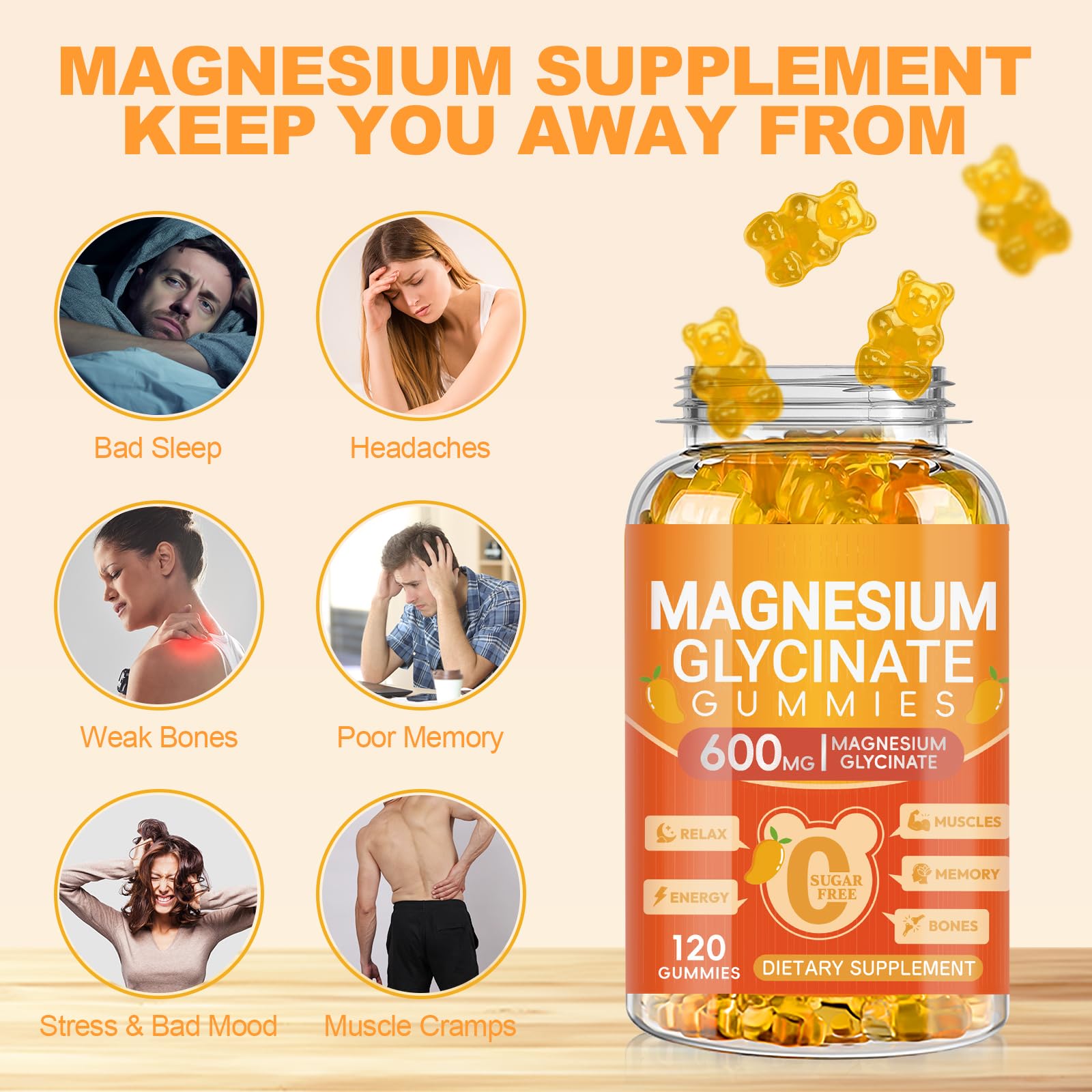 600 mg magnesium bisglycinate benefits