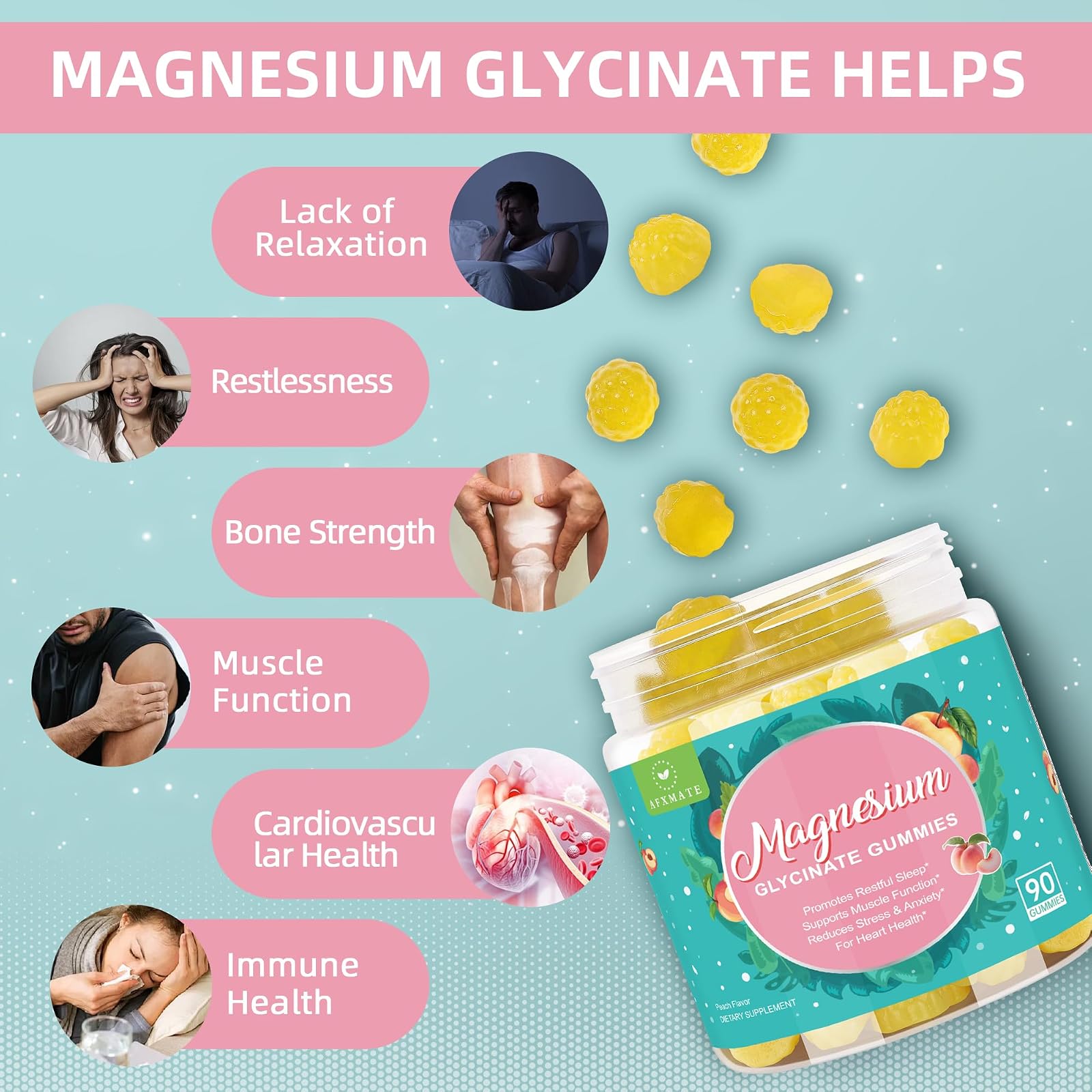 600 mg magnesium bisglycinate benefits
