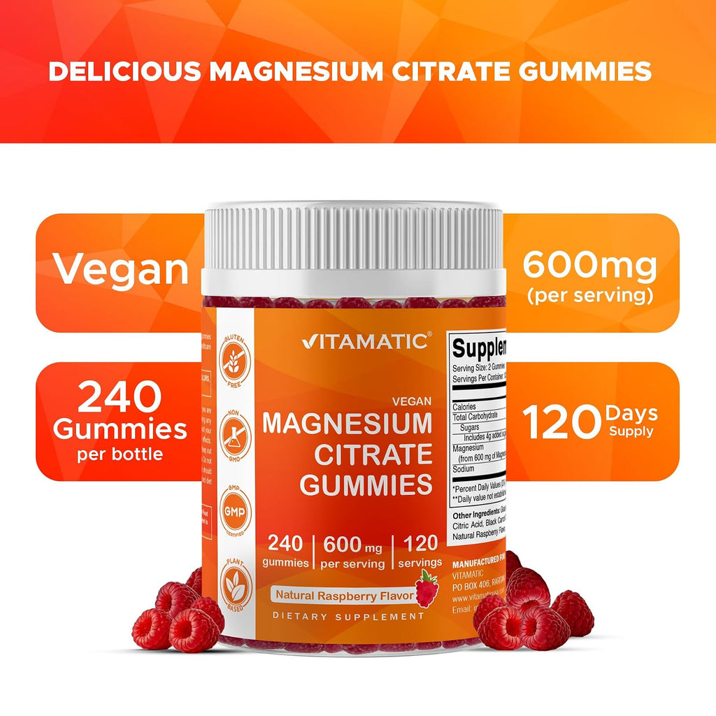 600 mg magnesium citrate benefits