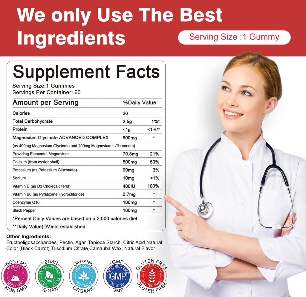 600 mg magnesium glycinate for muscle recovery