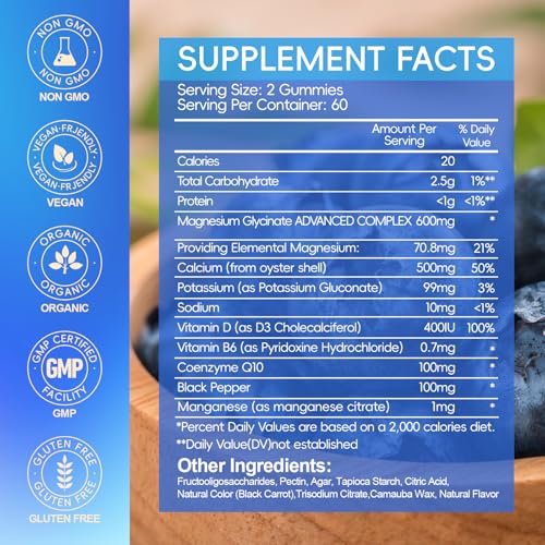 600 mg magnesium gummies for better sleep