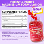 600 mg magnesium gummies for muscle support