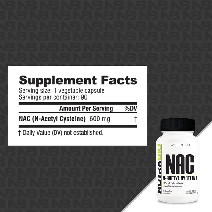 600 mg N-Acetyl Cysteine benefits