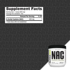 600 mg N-Acetyl Cysteine supplement