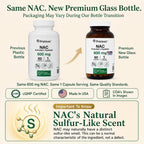 600 mg N-Acetyl Cysteine supplement