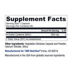 600 mg NAC for respiratory health
