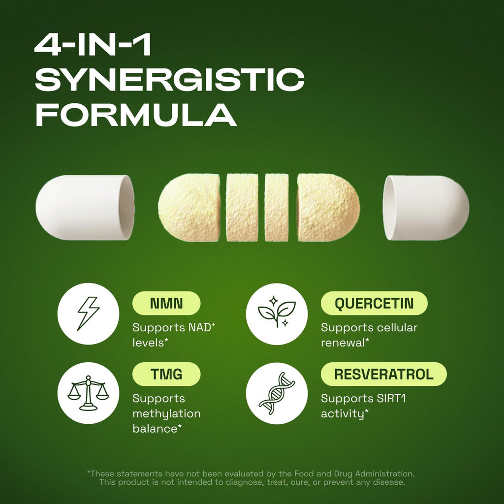 600 mg NMN capsules for vitality