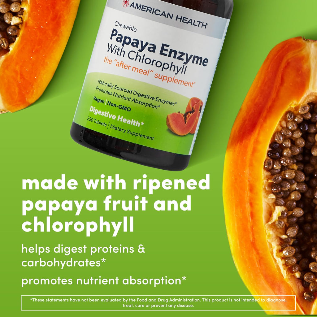 600 mg papaya enzyme supplement