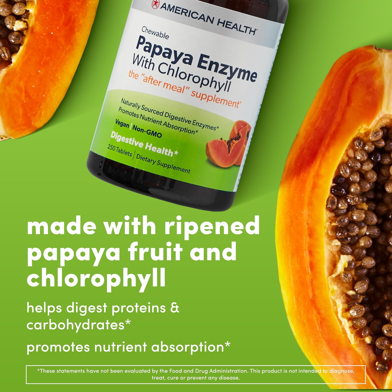 600 mg papaya enzyme supplement