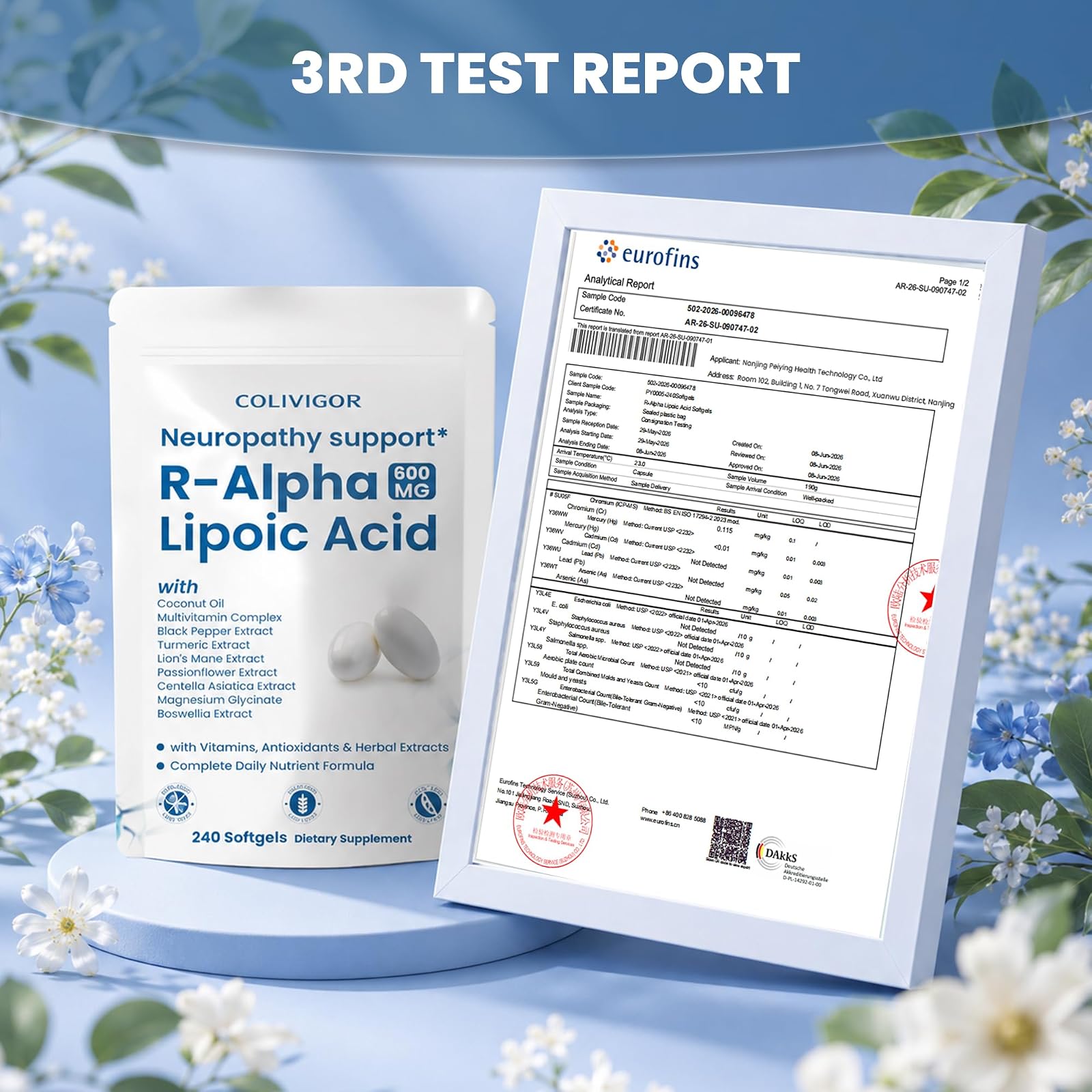 600 mg R-Alpha Lipoic Acid dosage