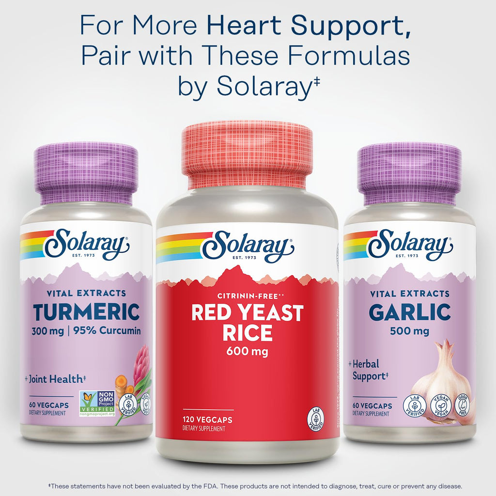 600 mg Red Yeast Rice dosage