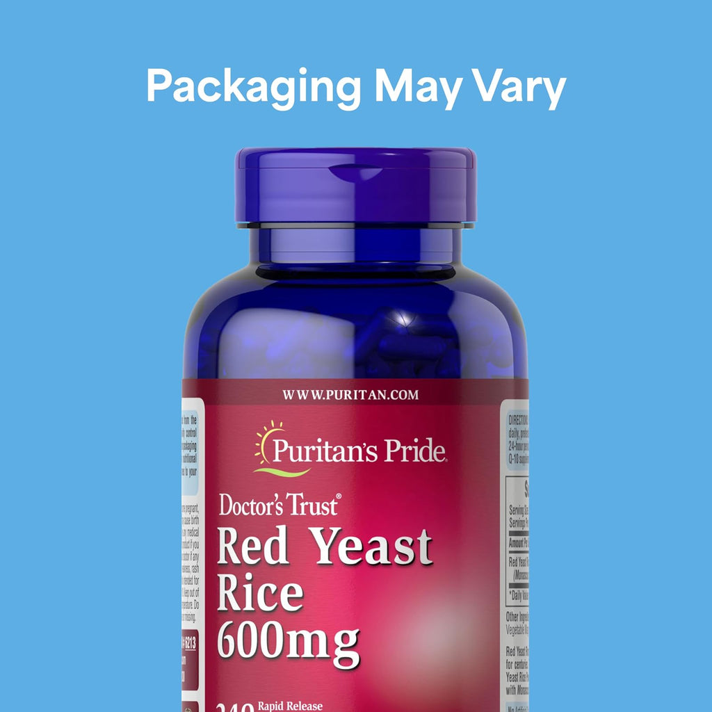 600 mg Red Yeast Rice supplement