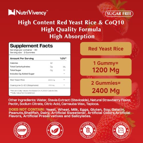 600 mg red yeast rice supplement