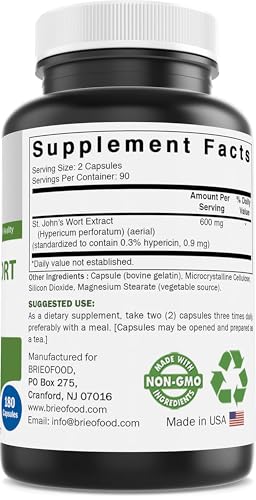 600 mg st. john's wort for wellness