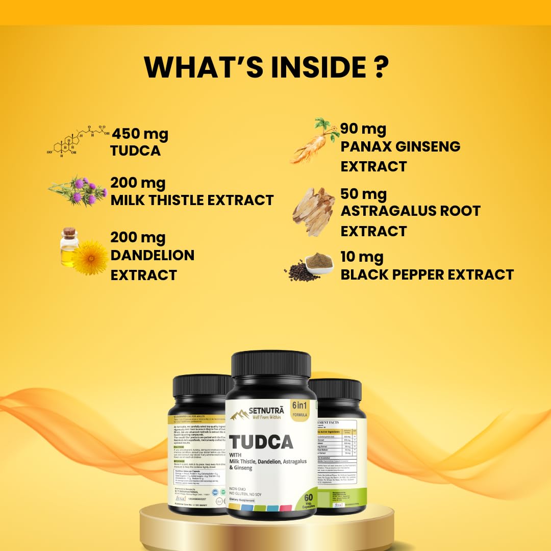 600 mg TUDCA for liver health