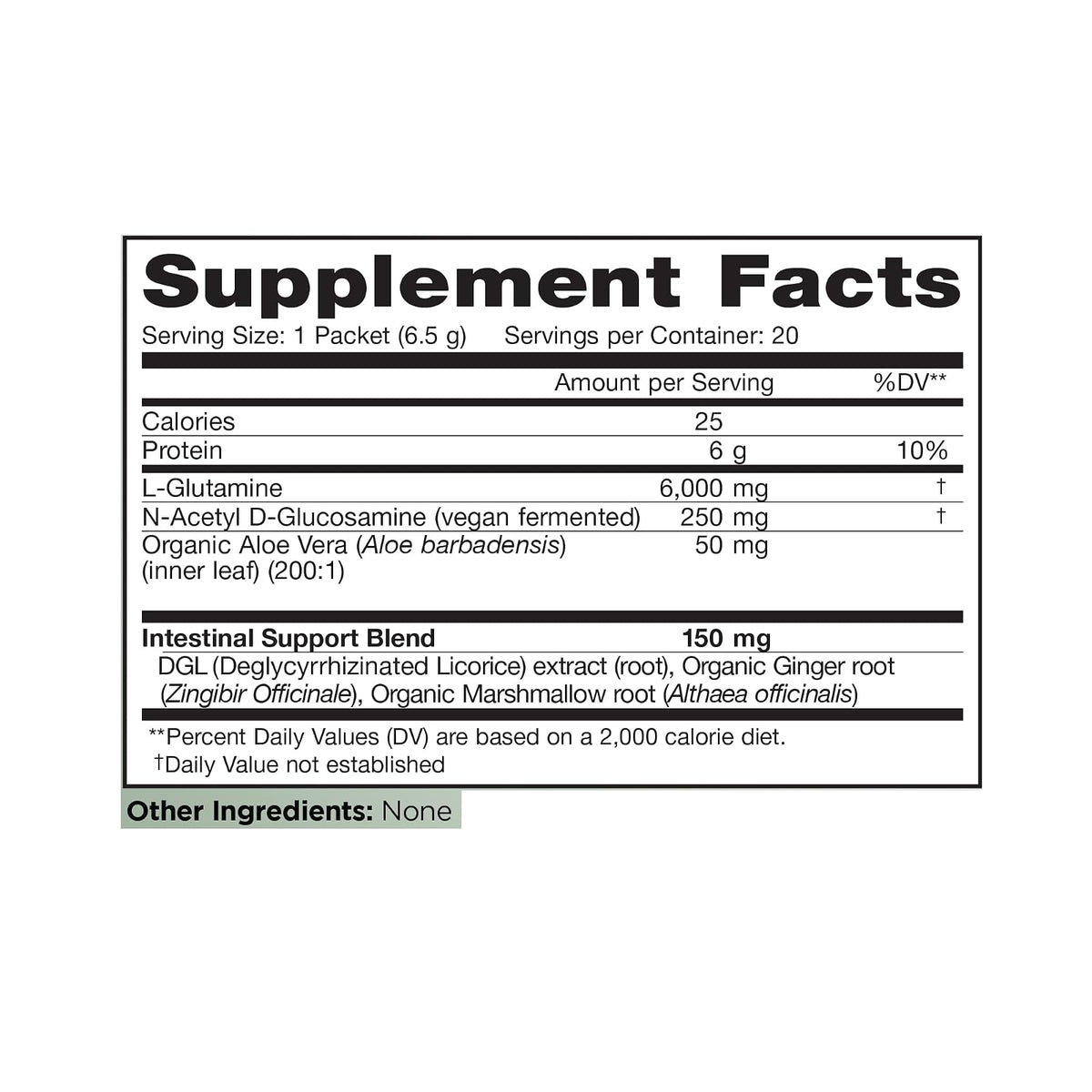 6000 mg gut health supplement