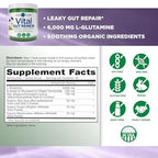 6000 mg l-glutamine for gut health