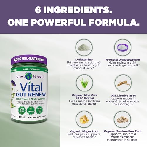 6000 mg l-glutamine for recovery
